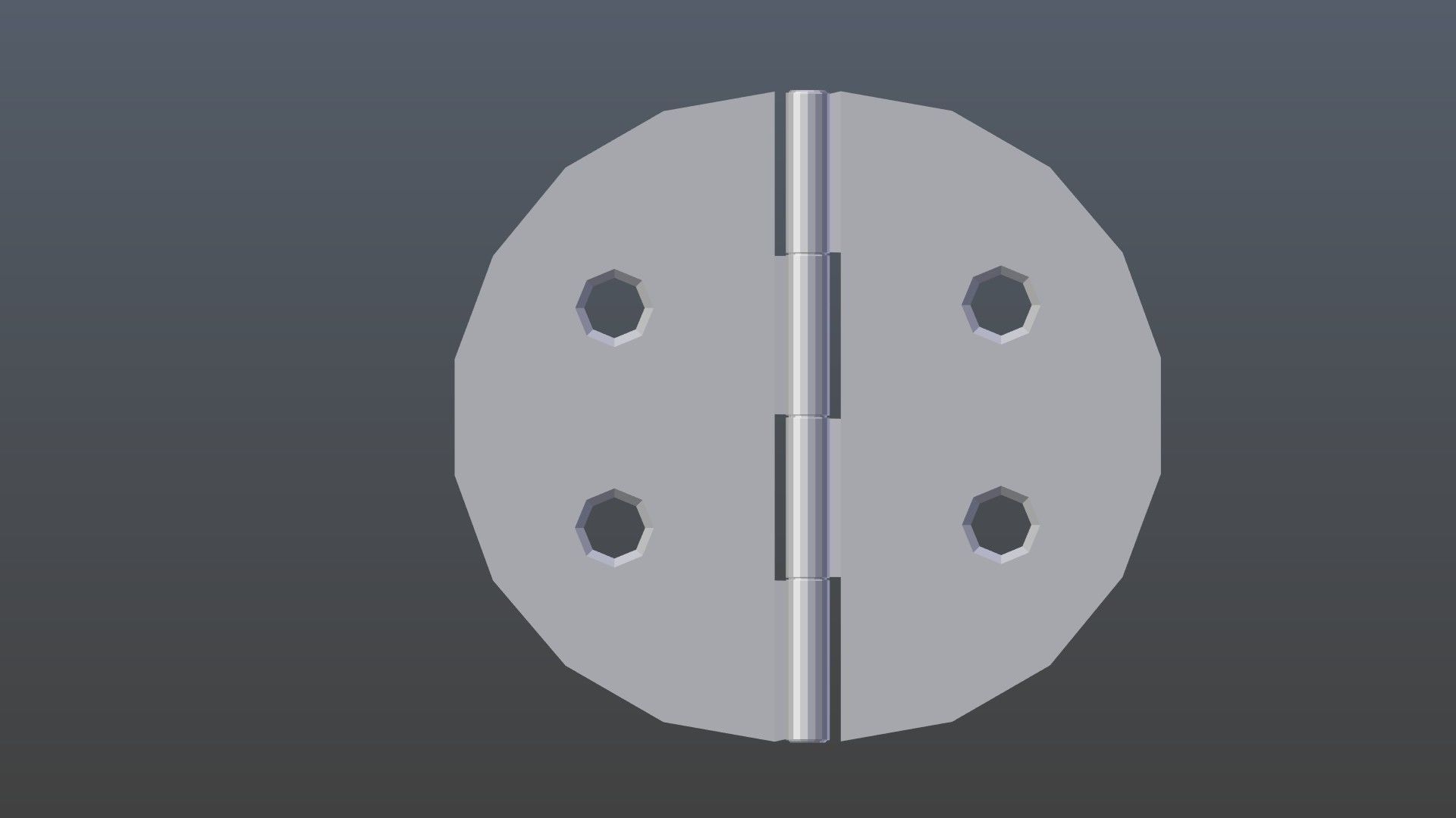 3D model Low poly Hinge 4 VR / AR / low-poly | CGTrader