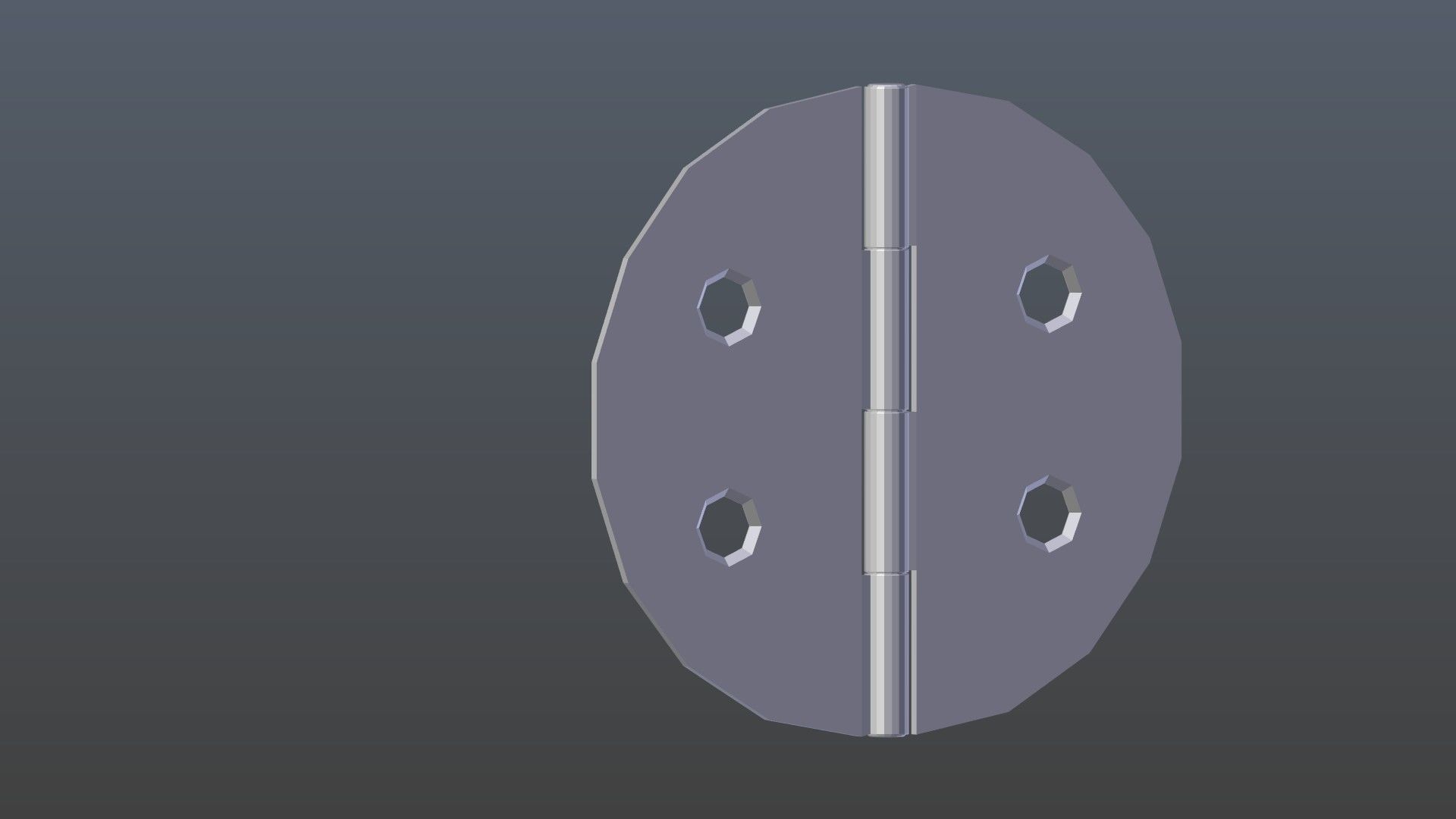 3D model Low poly Hinge 4 VR / AR / low-poly | CGTrader