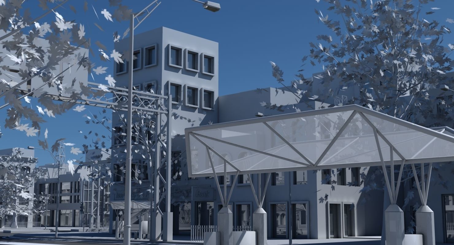 3D City Street 3D model | CGTrader