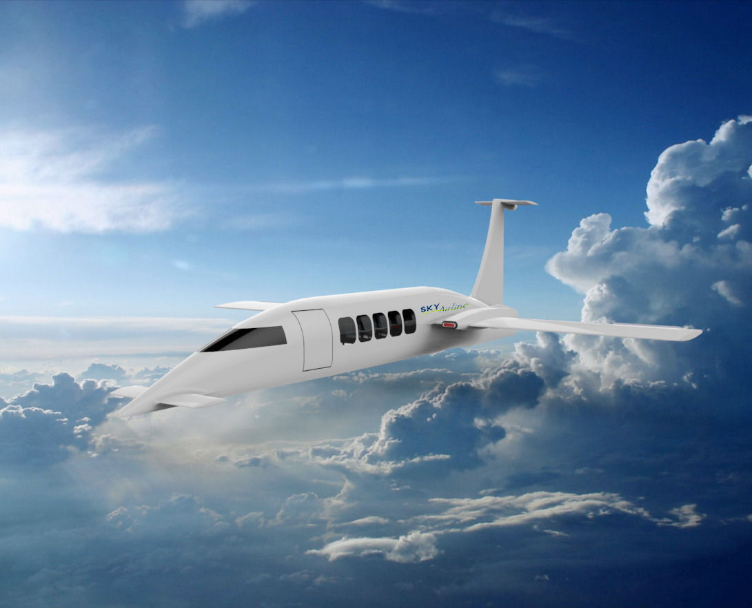 canard Jet flow simulation free 3D model | CGTrader