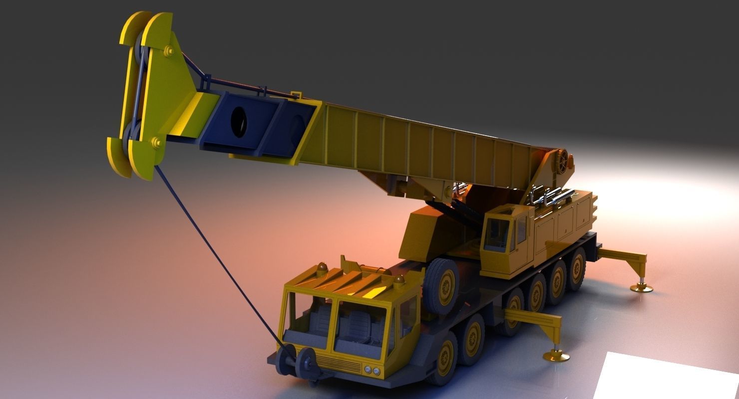 Crane 3D Model 3D model | CGTrader