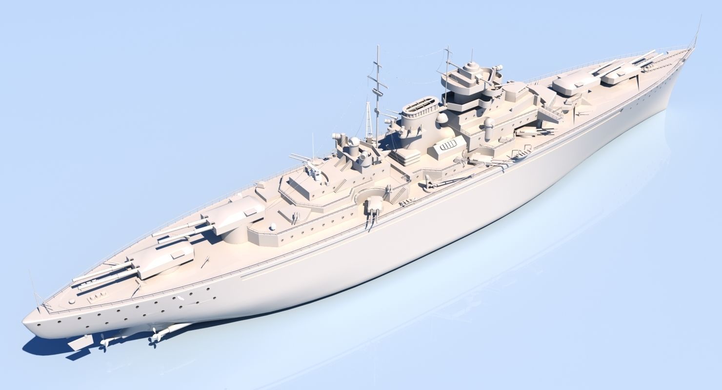 Battle Ship 3D model | CGTrader