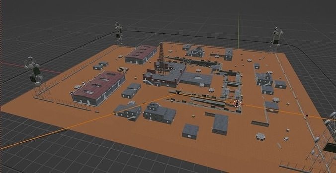 BootCamp 3D model animated | CGTrader