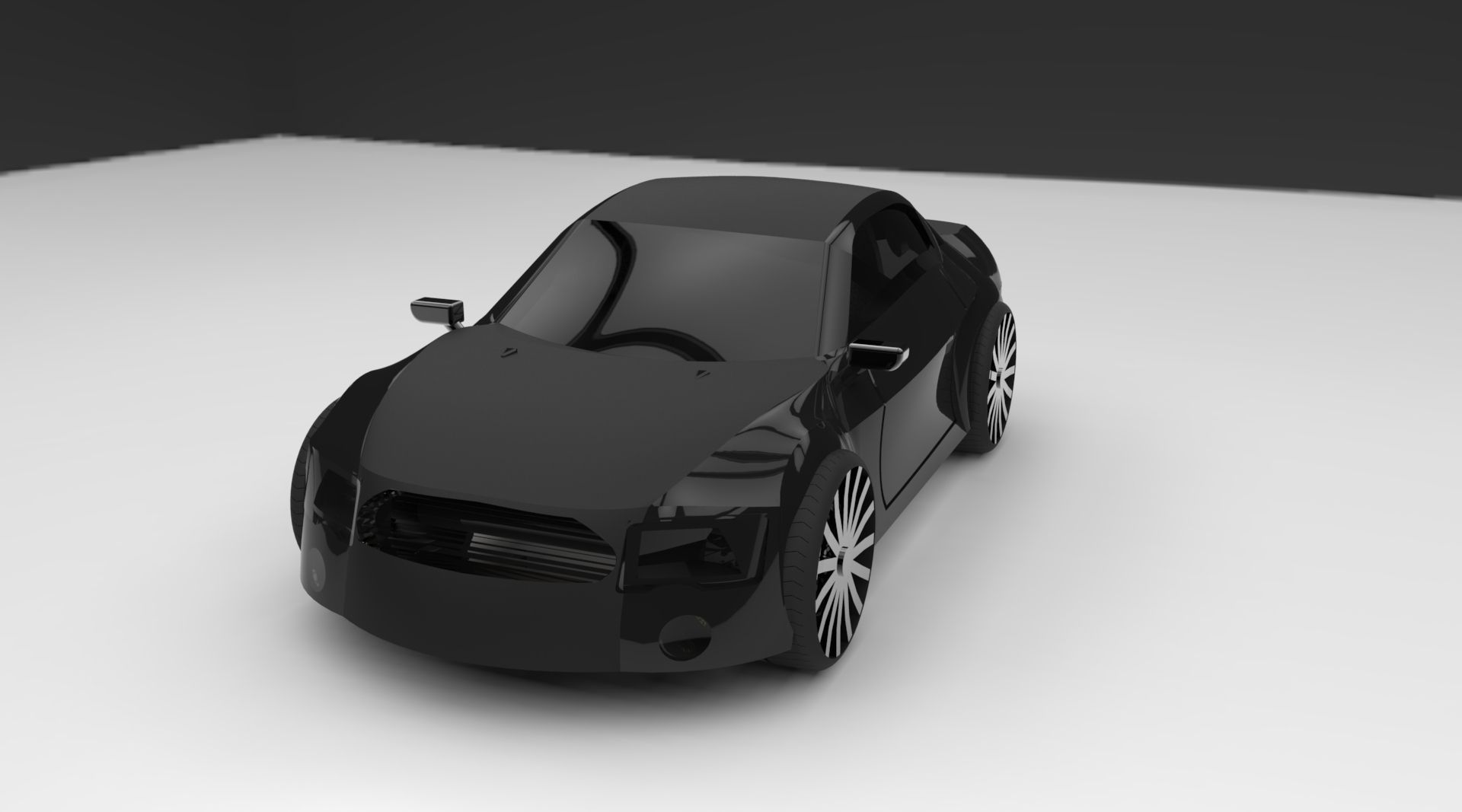 car silver bullet free 3D model | CGTrader