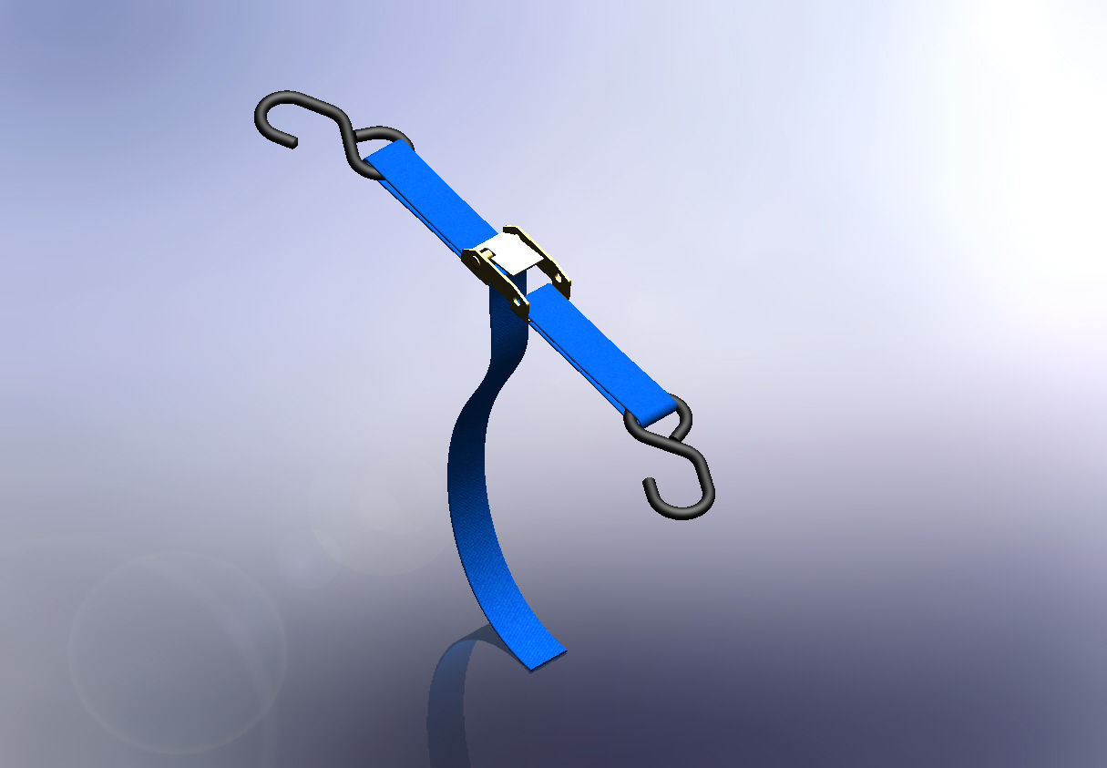 Rachet Strap free 3D model | CGTrader
