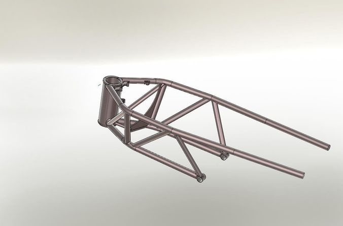 Motorcycle Frame - Version 2 free 3D Model STL SLDPRT SLDASM SLDDRW ...