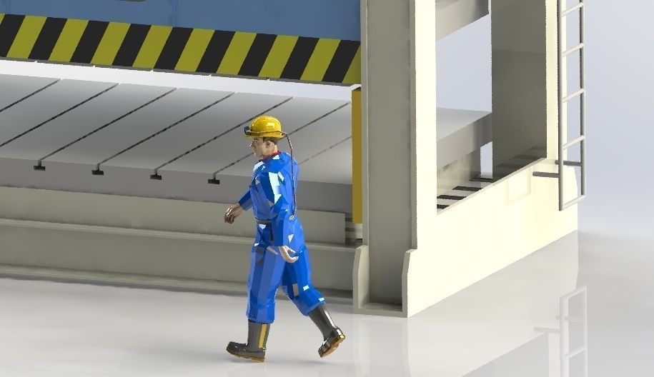 Machine Press 350Ton free 3D model | CGTrader