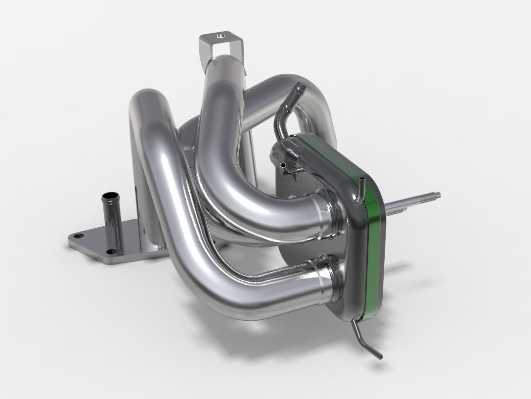 Intake Manifold 1000cc free 3D model | CGTrader