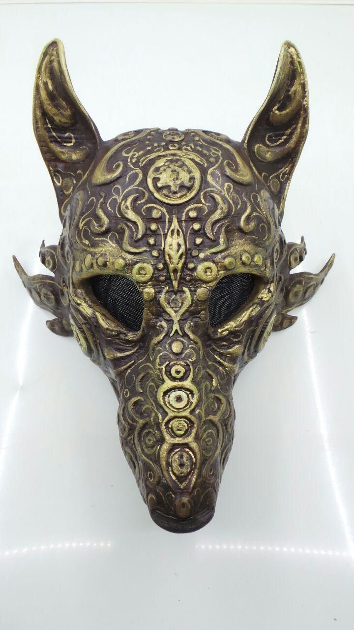 Wolf Mask 3D Model stl Files Cosplay Masquerade Halloween 3D model 3D ...