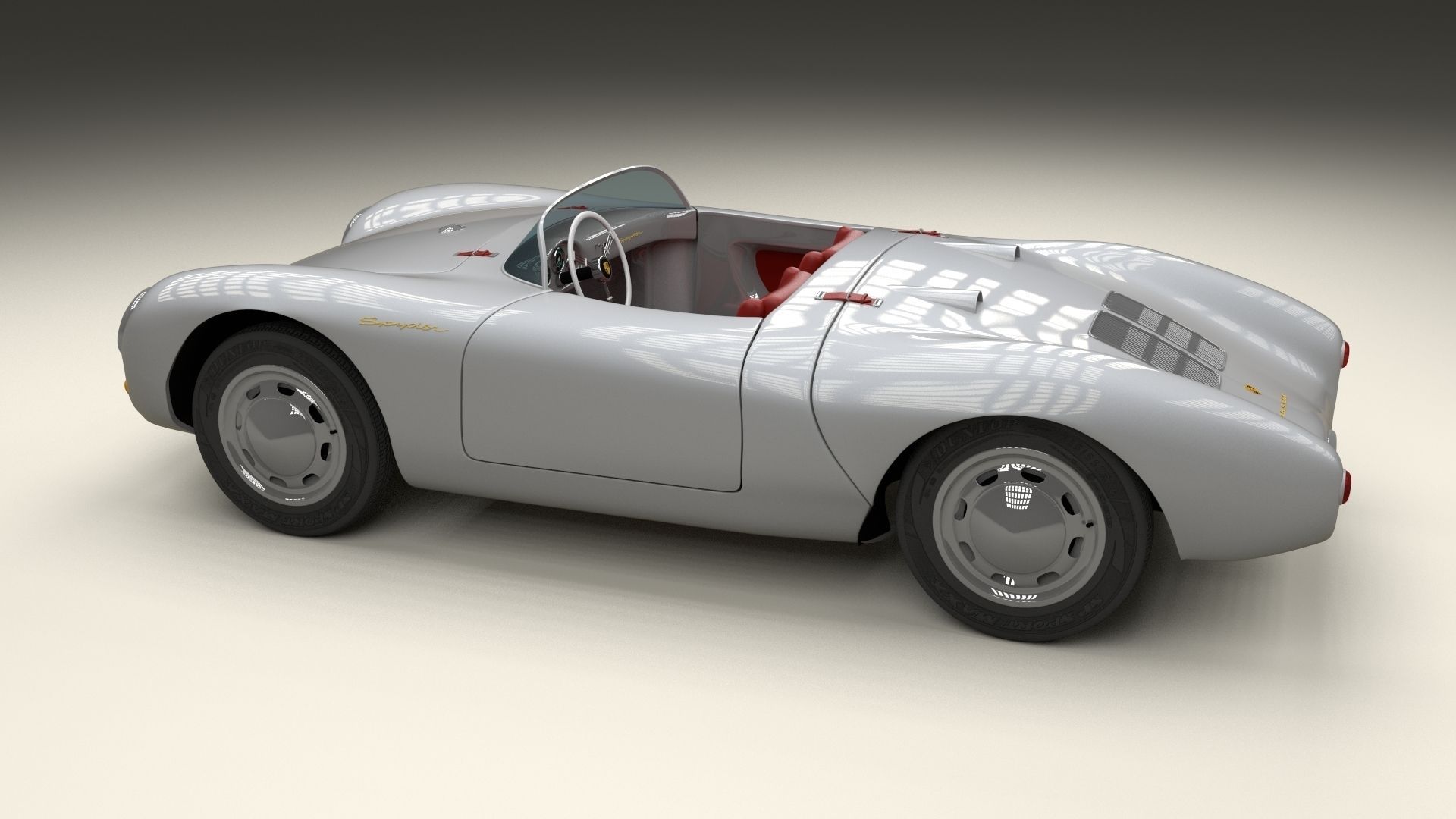 Porsche 550 Spyder 3D model | CGTrader