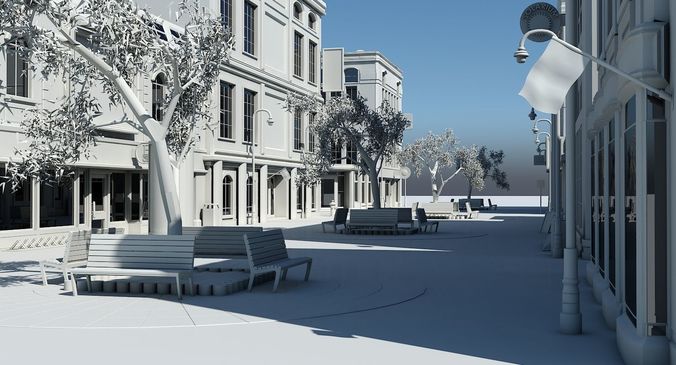 Shopping Center 3D Model 3D model | CGTrader