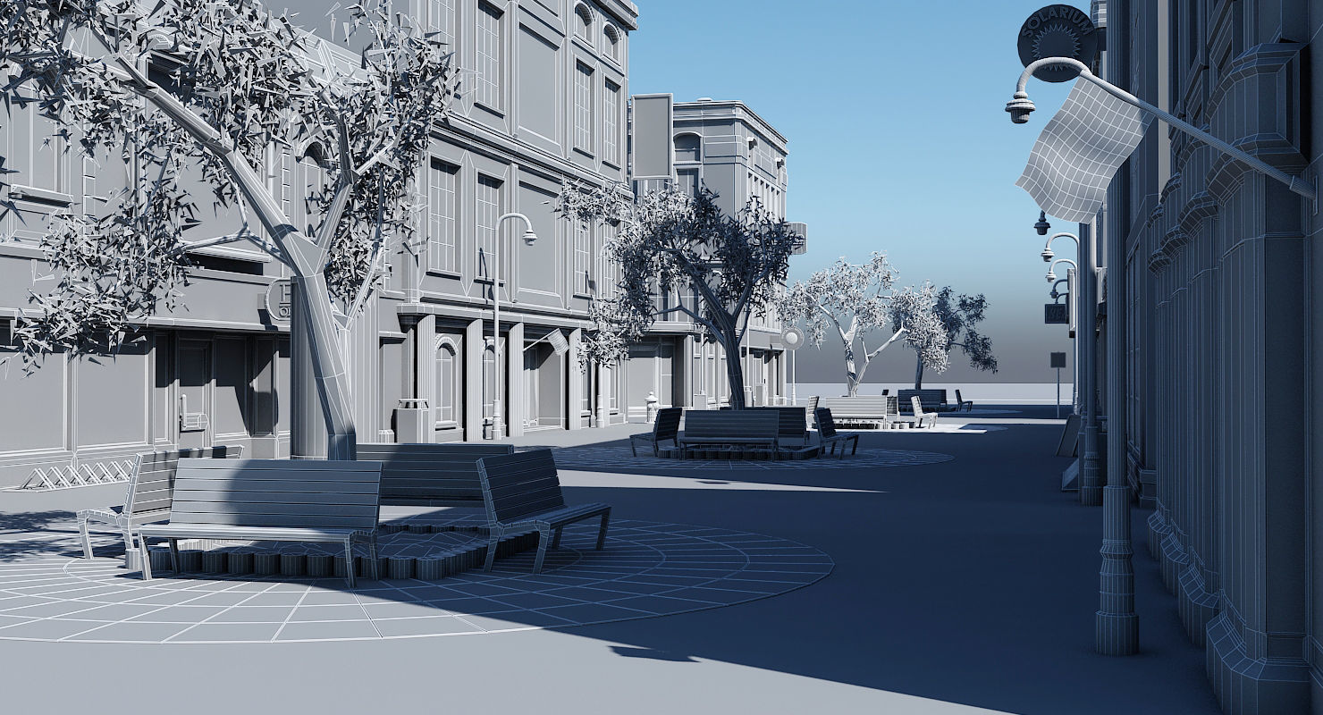 Shopping Center 3D Model 3D model | CGTrader