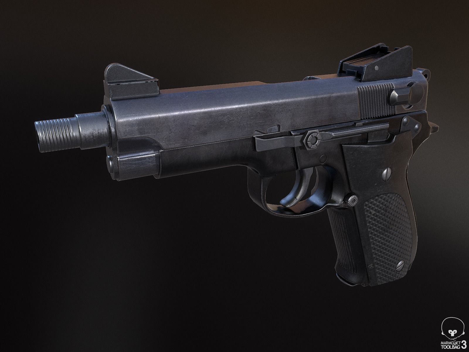 3D model Mk 22 Mod 0 VR / AR / low-poly | CGTrader