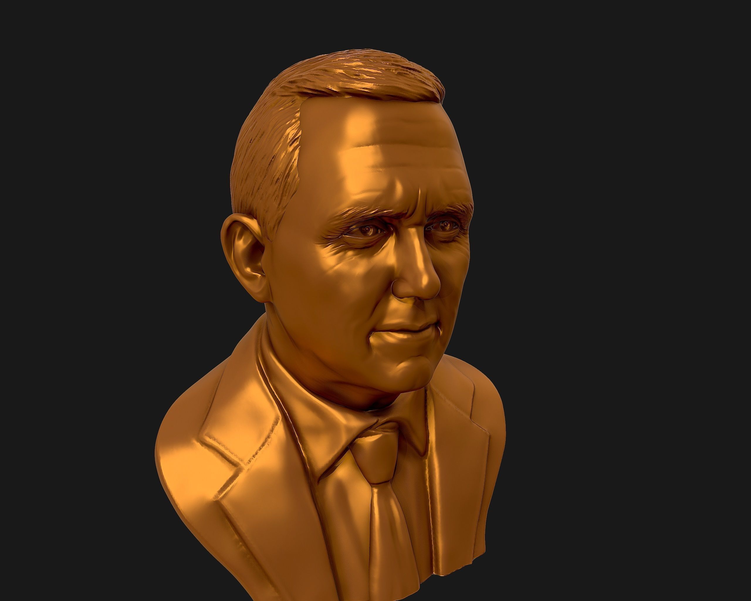 Mike Pence bust sculpture 3D model 3D printable | CGTrader