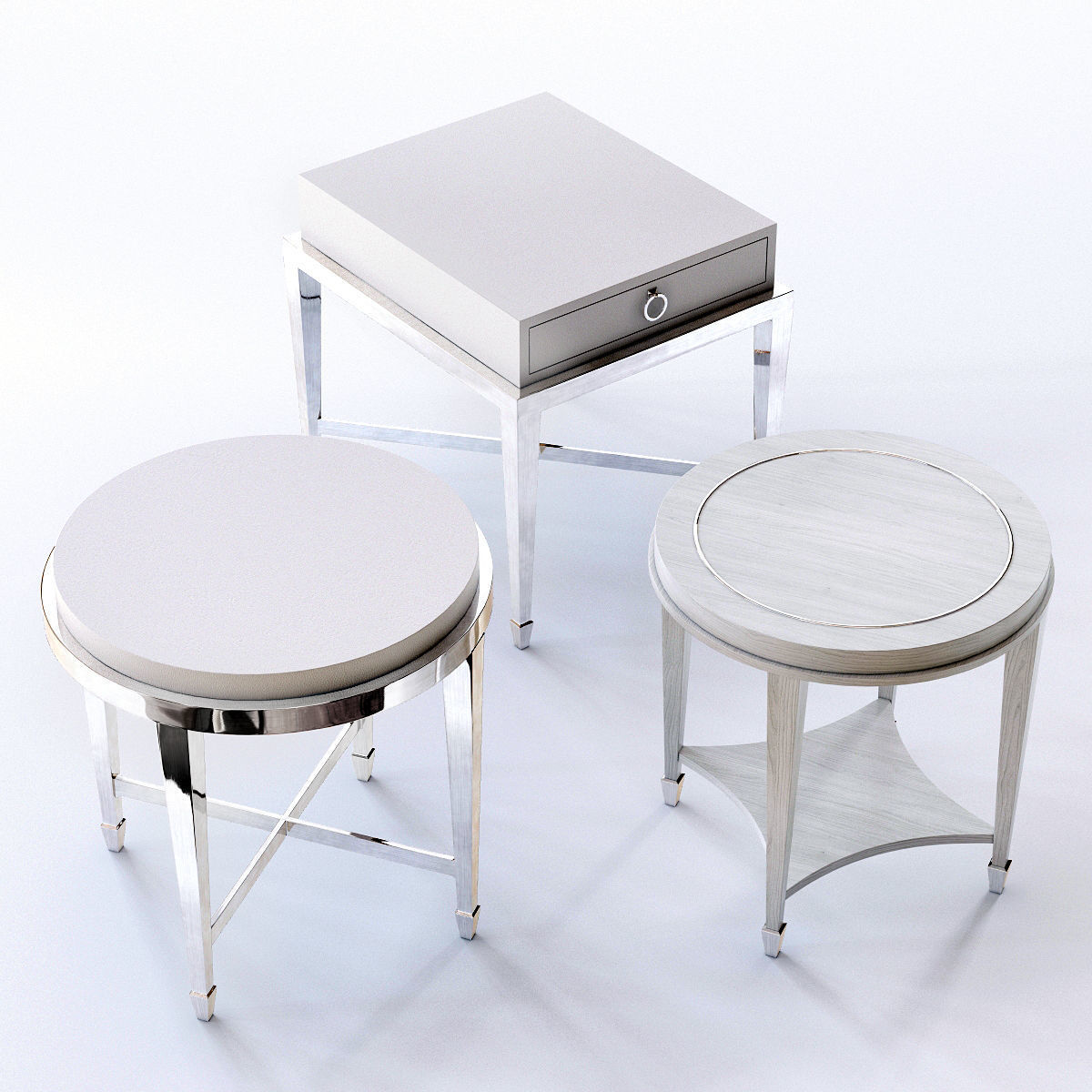 Bernhardt Criteria End Tables 3D model | CGTrader