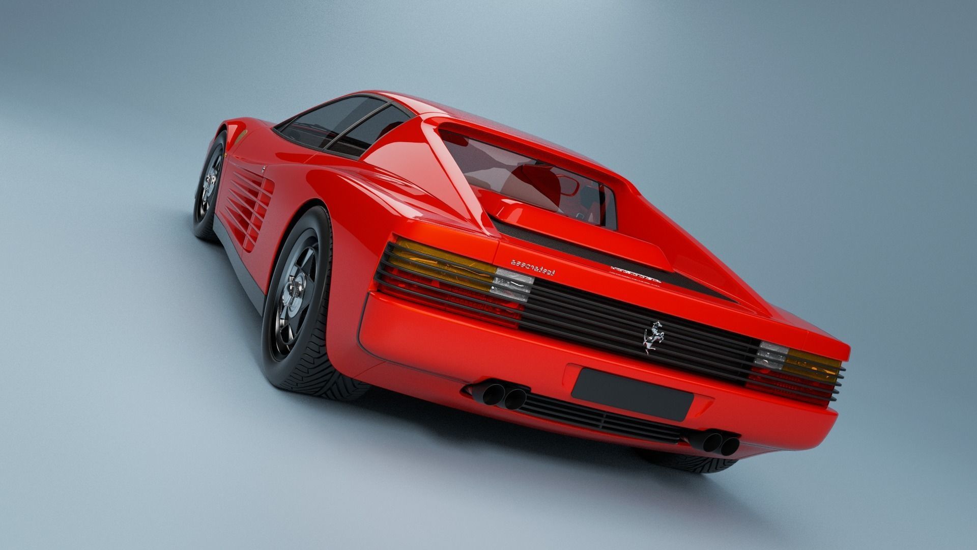 Ferrari Testarossa 3D model | CGTrader