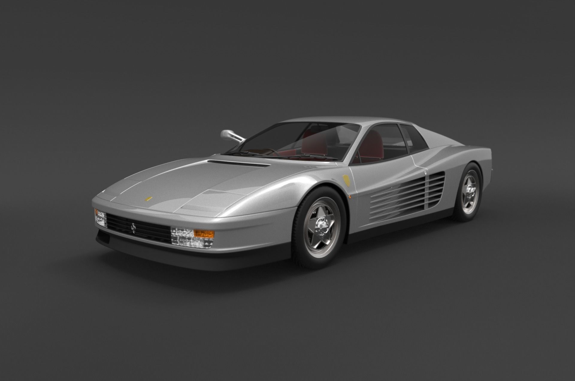 Ferrari Testarossa 3D model | CGTrader
