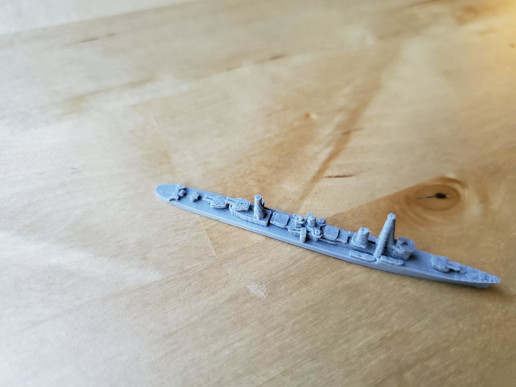 Japanese Asashio Class Destroyer Warship 3D model 3D printable | CGTrader