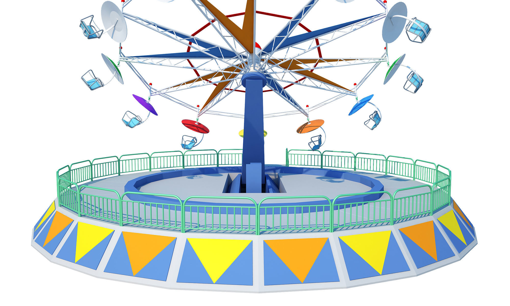 Twister Ride 3D model | CGTrader