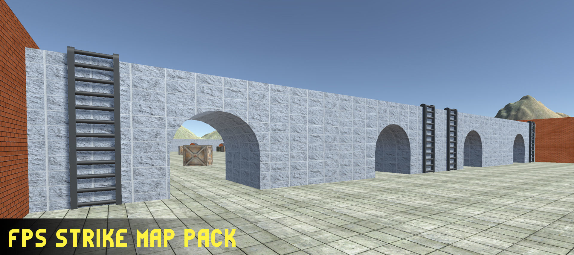 3D model FPS Strike Map VR / AR / low-poly | CGTrader