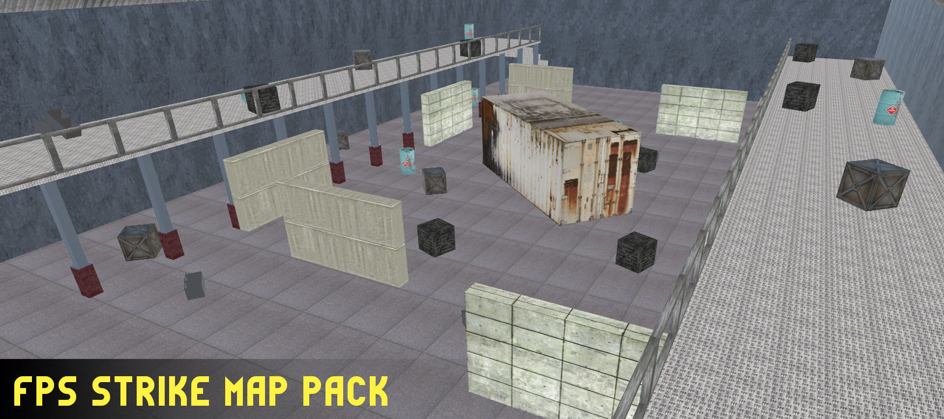 3D asset FPS Strike Map | CGTrader
