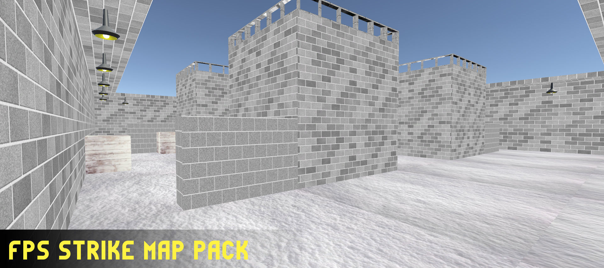 3D model FPS Strike Map VR / AR / low-poly | CGTrader