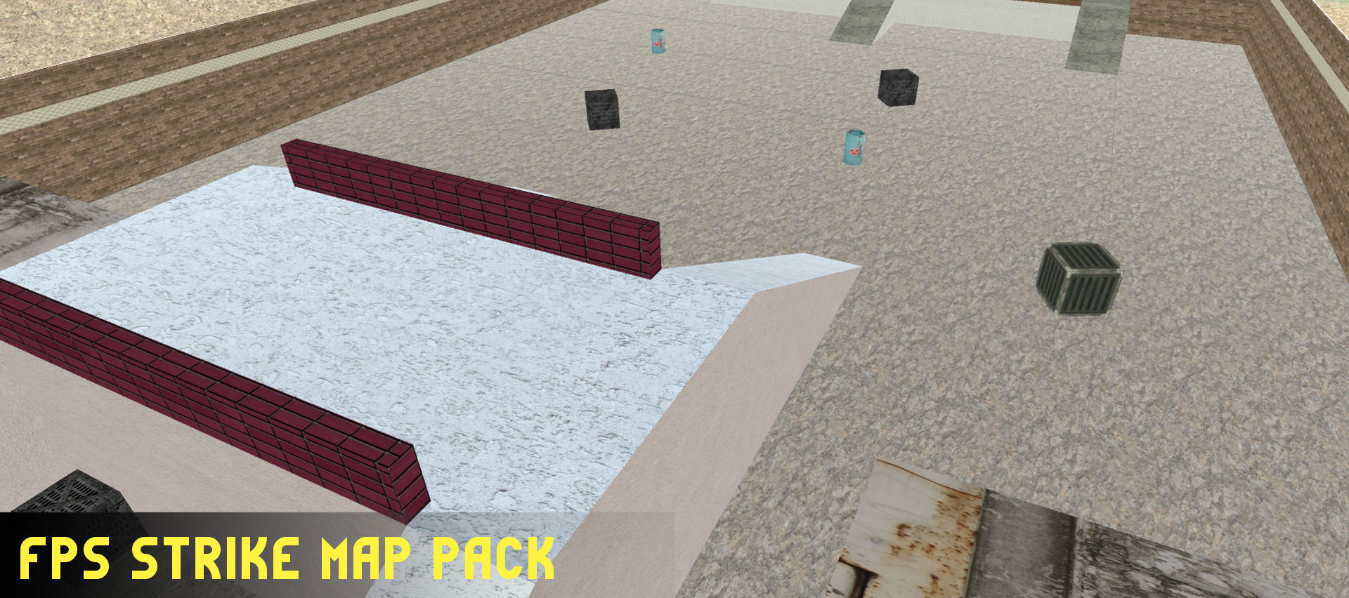 3D model FPS Strike Map VR / AR / low-poly | CGTrader