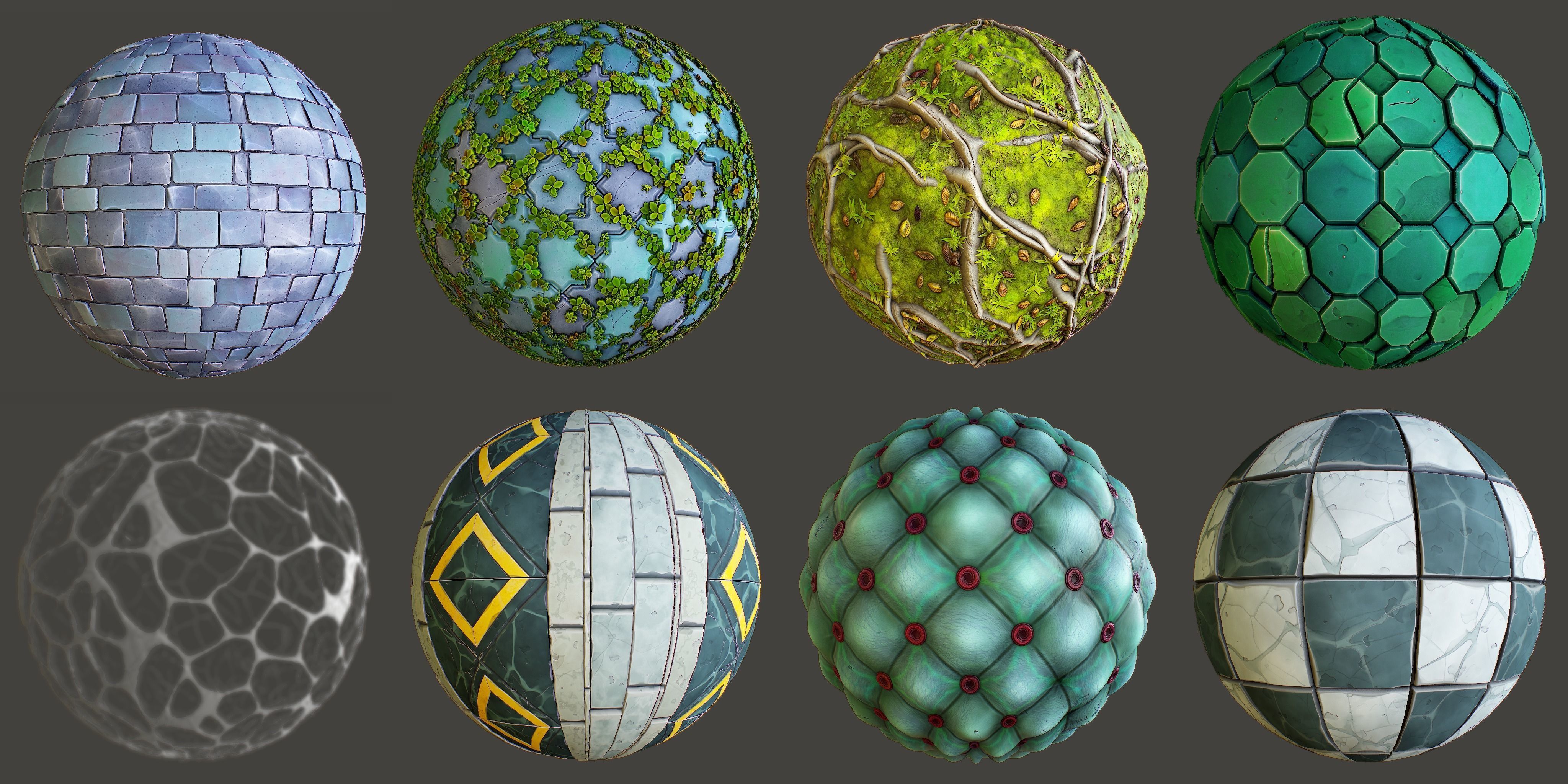3D Stylized East Castle Materials | CGTrader