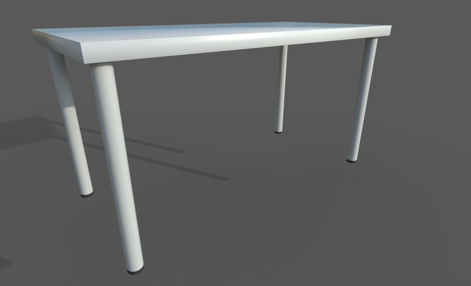3D asset low-poly IKEA LINNMON ADILS Desk | CGTrader