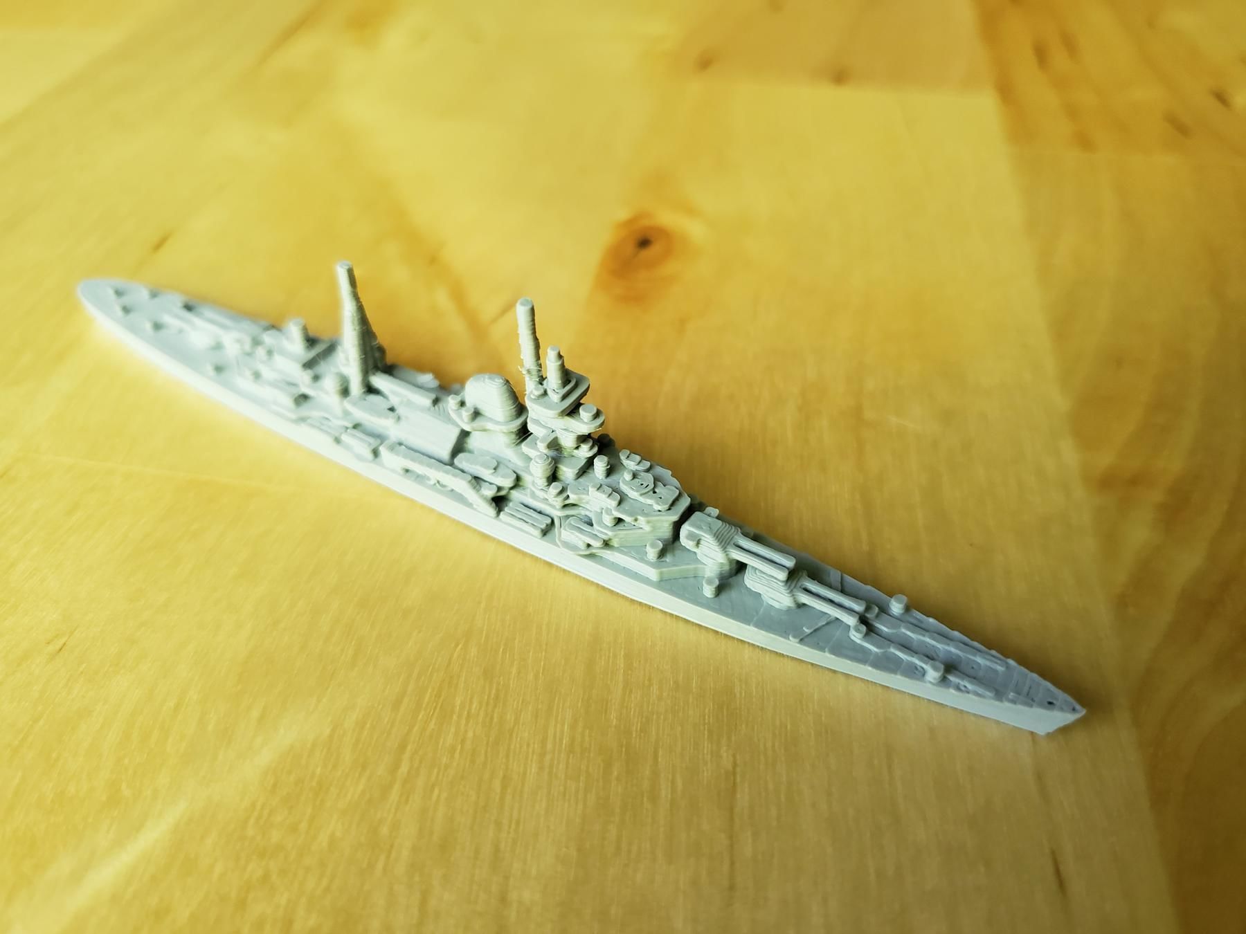 German Admiral Hipper Class Cruiser Warship 3D model 3D printable ...