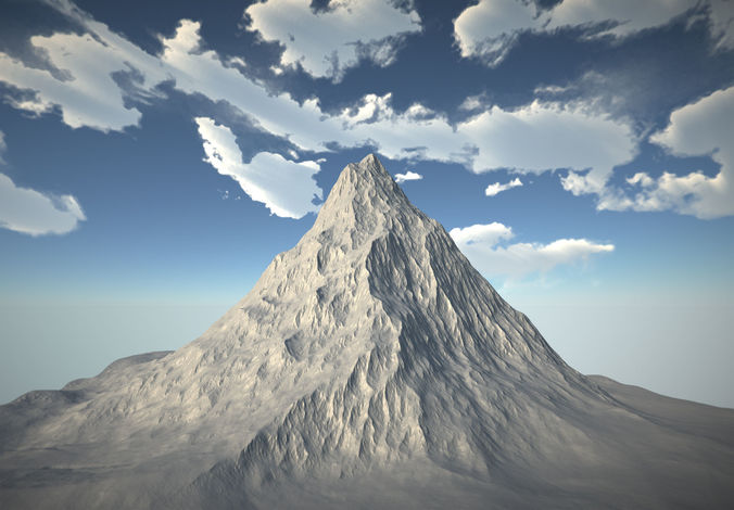 3D model SeamlessMountains VR / AR / low-poly | CGTrader