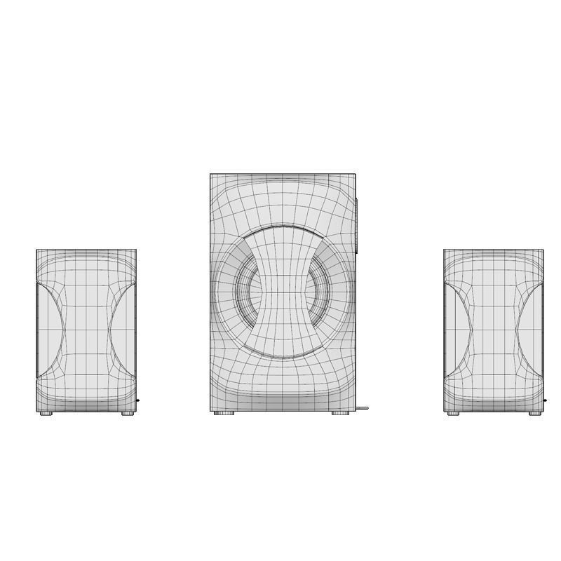 PHILIPS MMS4040F PC SPEAKER BLACK 3D model | CGTrader