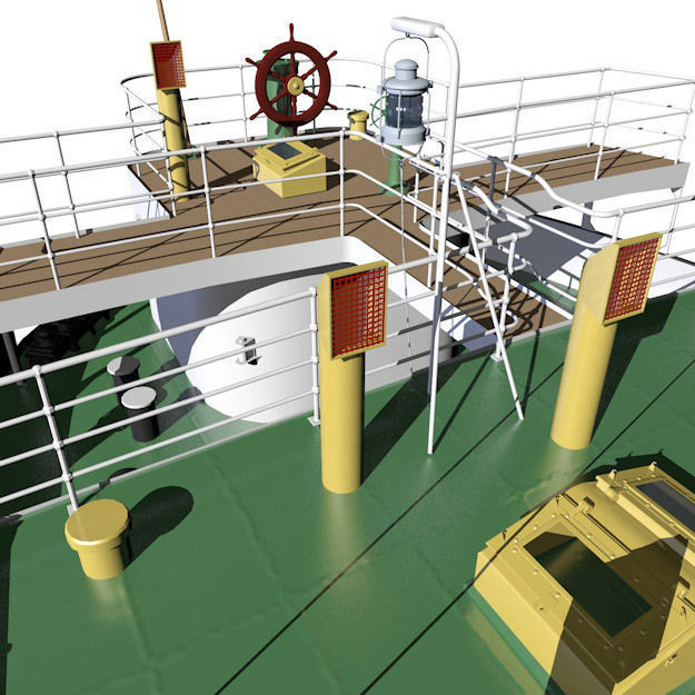 Merchant Ship 3D model | CGTrader