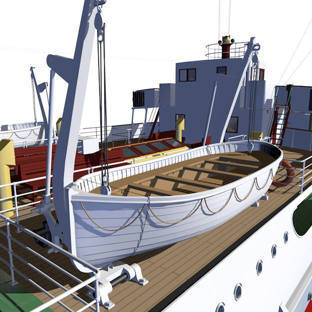 Merchant Ship 3D model | CGTrader
