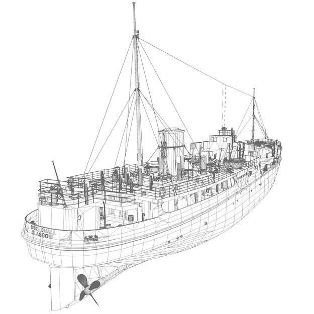 Merchant Ship 3D model | CGTrader