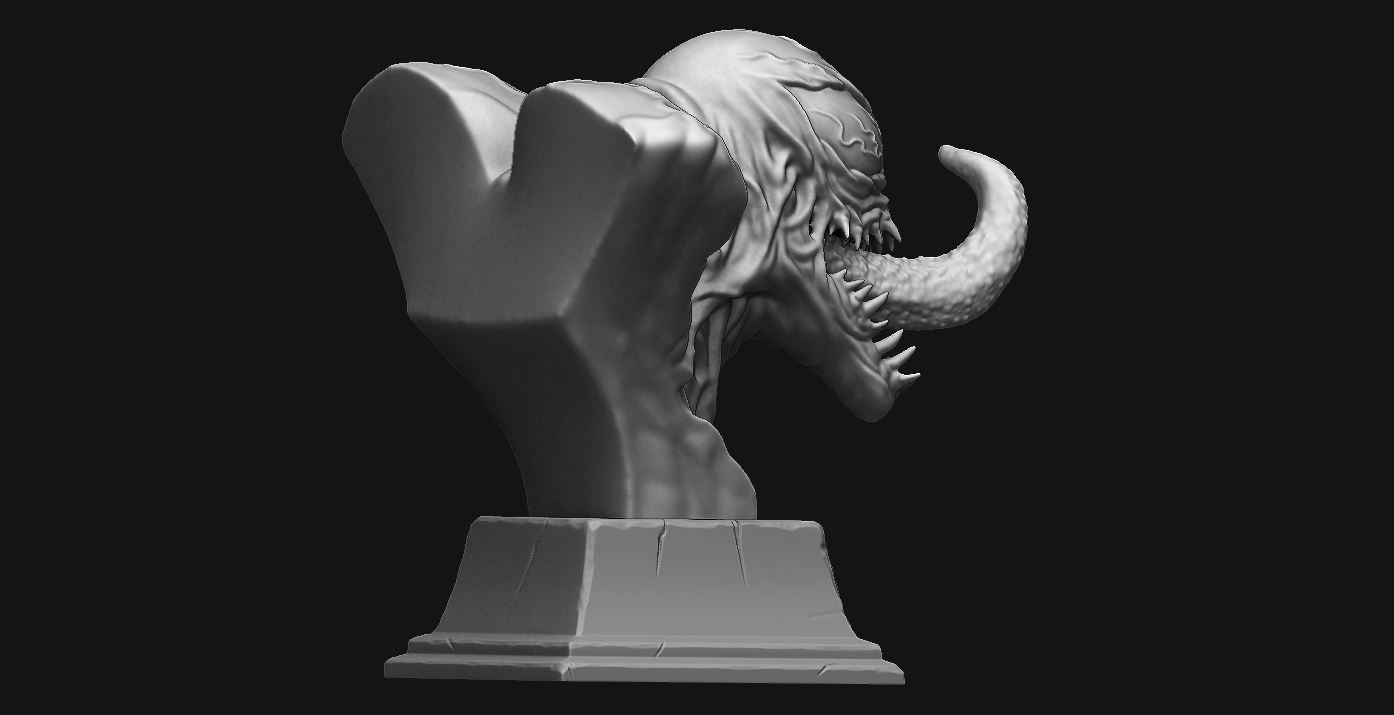 Venom Bust - Marvel 3D model 3D printable | CGTrader