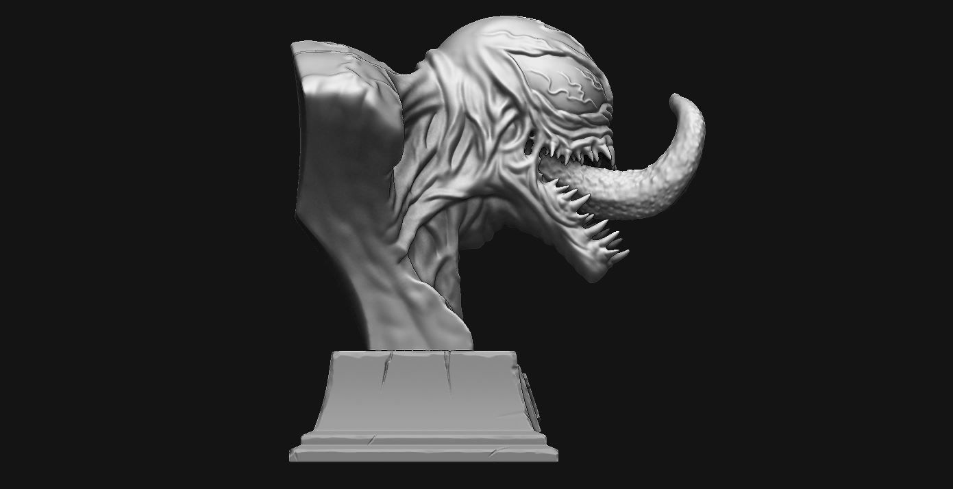 Venom Bust - Marvel 3D model 3D printable | CGTrader
