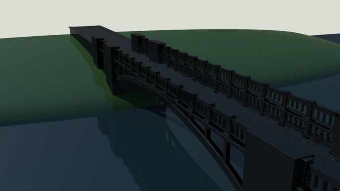 Road bridge 3D model | CGTrader