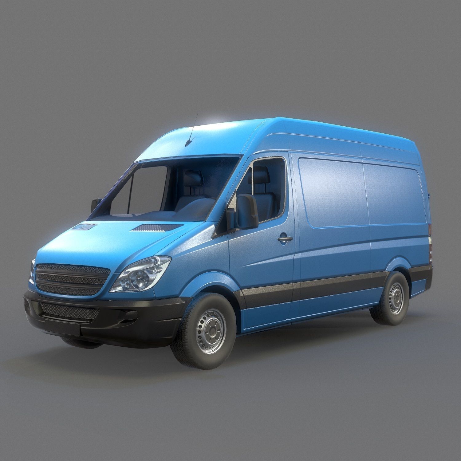 3D model Delivery Van Low Poly VR / AR / low-poly | CGTrader