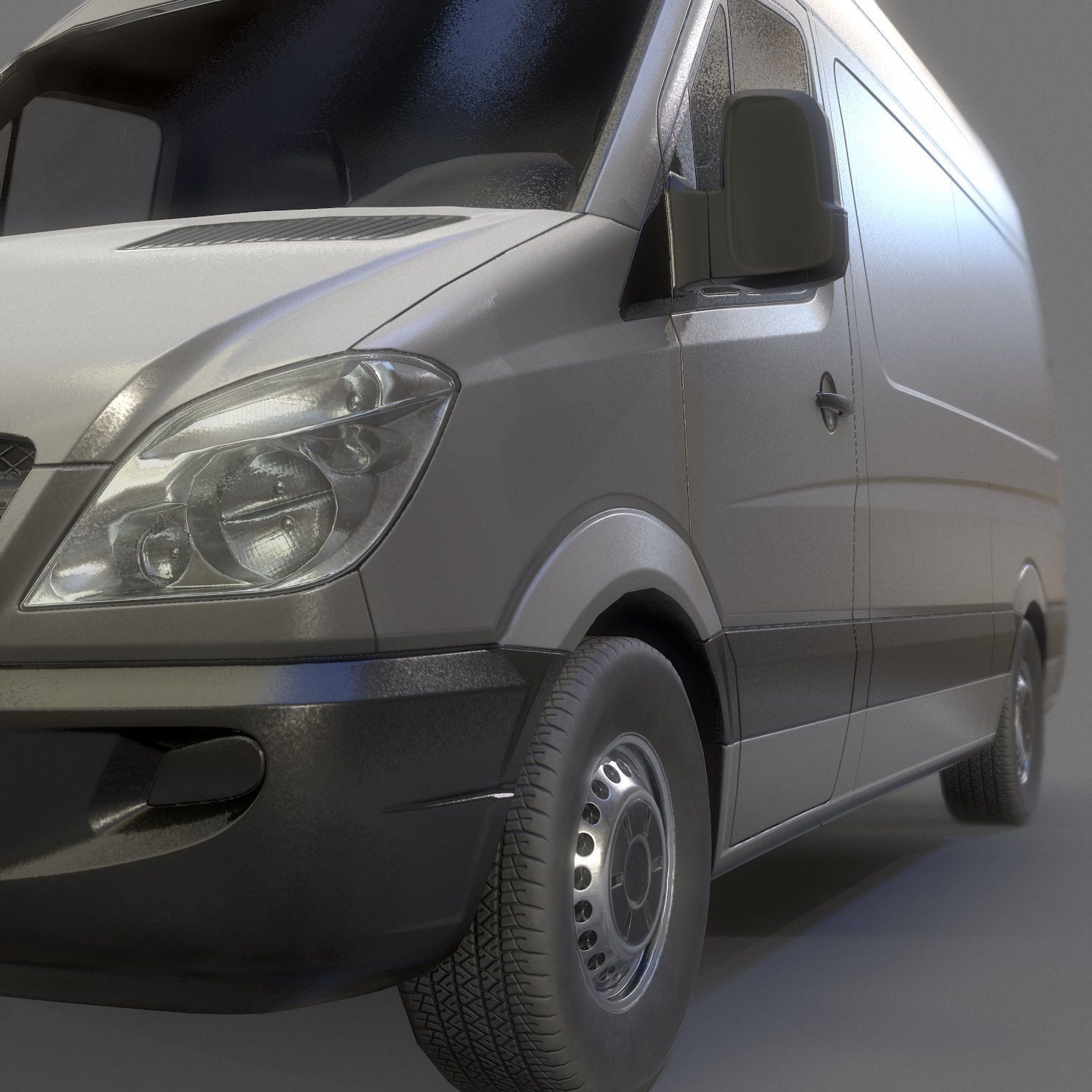 3D model Delivery Van Low Poly VR / AR / low-poly | CGTrader