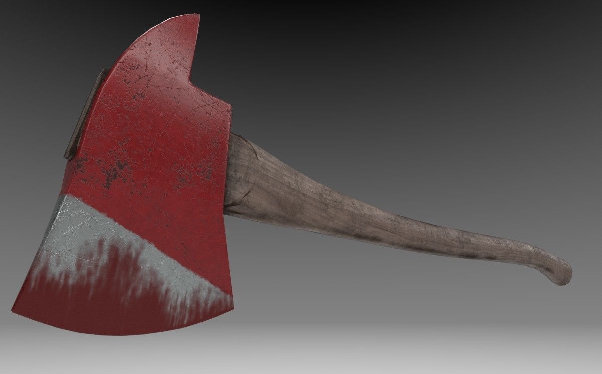 Red Axe free VR / AR / low-poly 3D model | CGTrader
