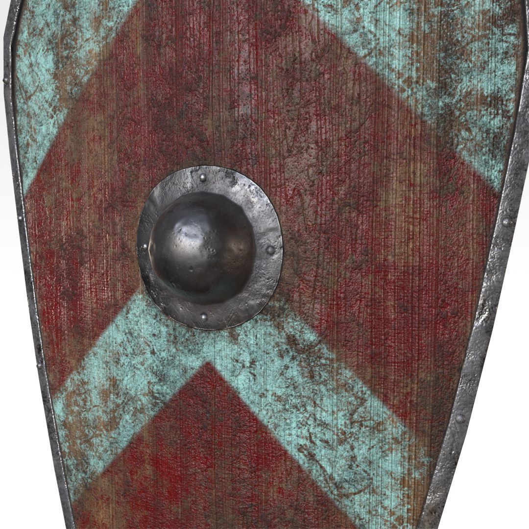 3D model Kite Shield VR / AR / low-poly | CGTrader