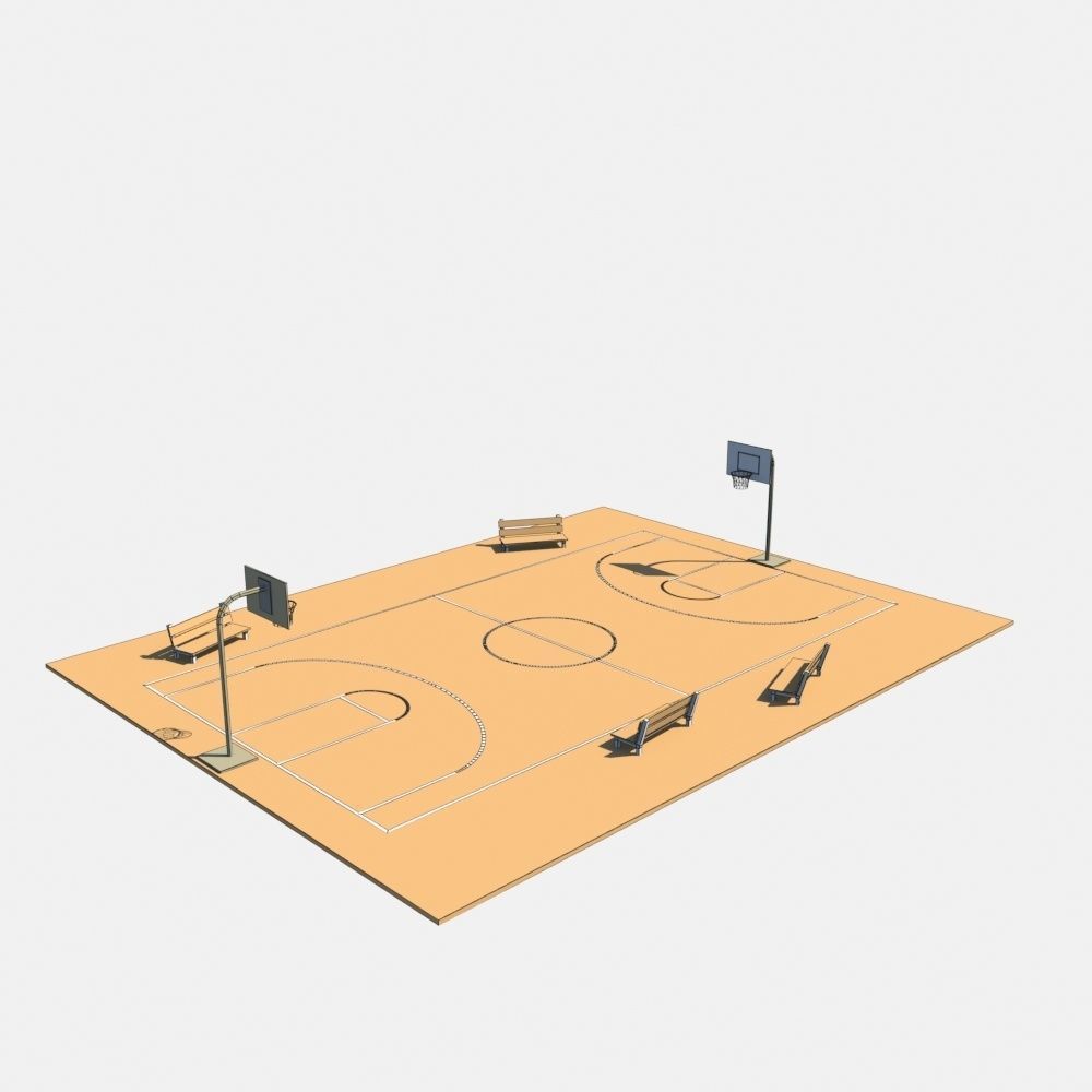 low poly basketball 3D model | CGTrader
