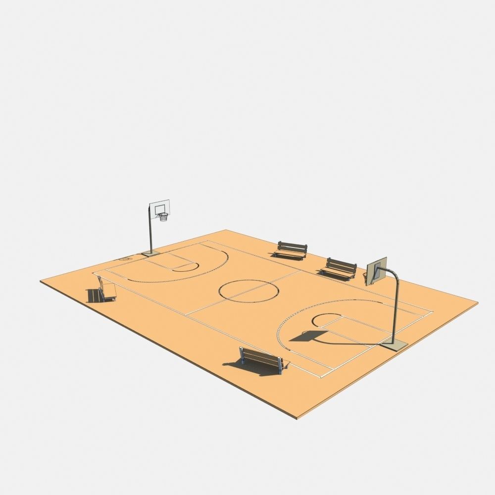 low poly basketball 3D model | CGTrader