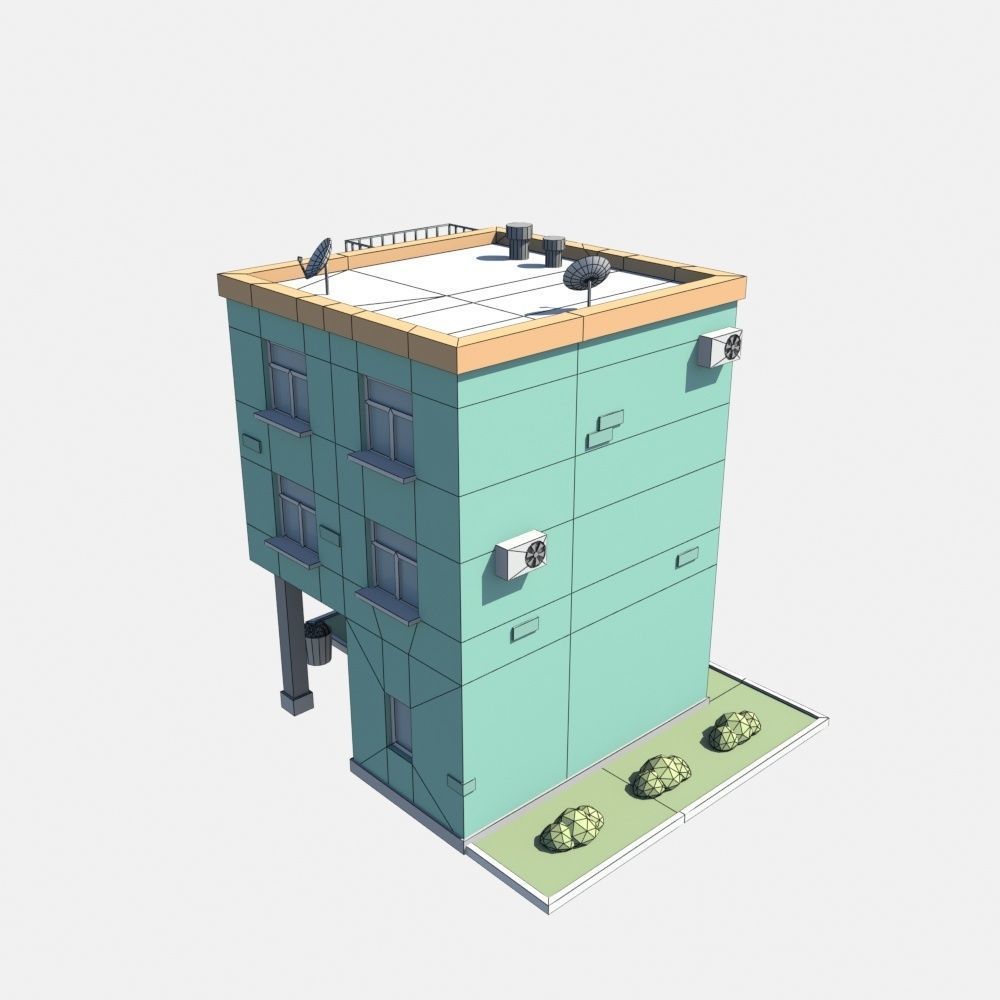 build turquoise model 3D model | CGTrader