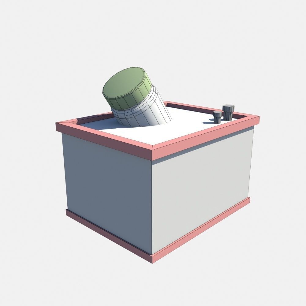 low poly drug store 3D model | CGTrader