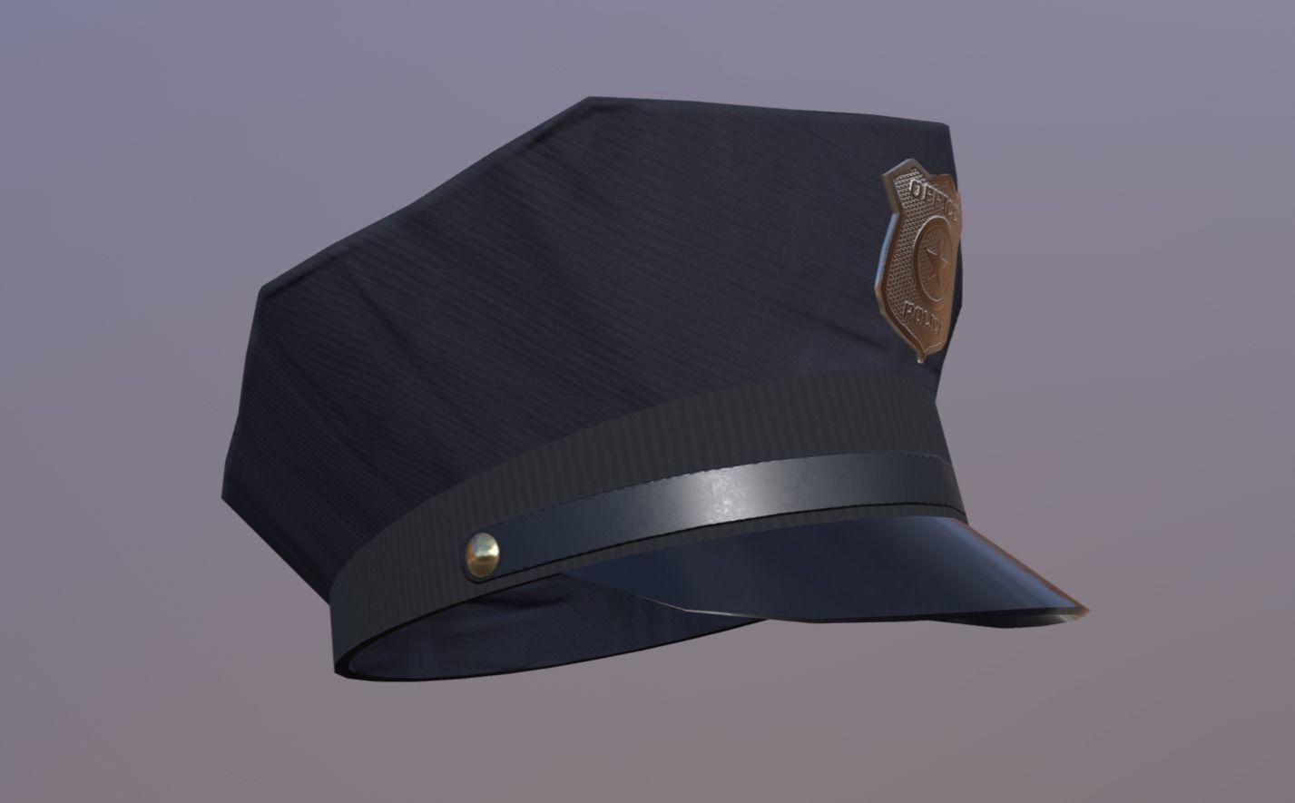 3D model Police Cap VR / AR / low-poly | CGTrader