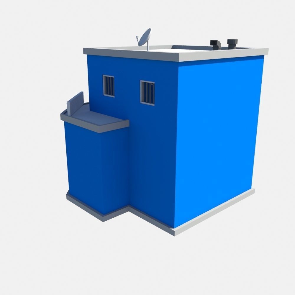 low poly police 3D model | CGTrader