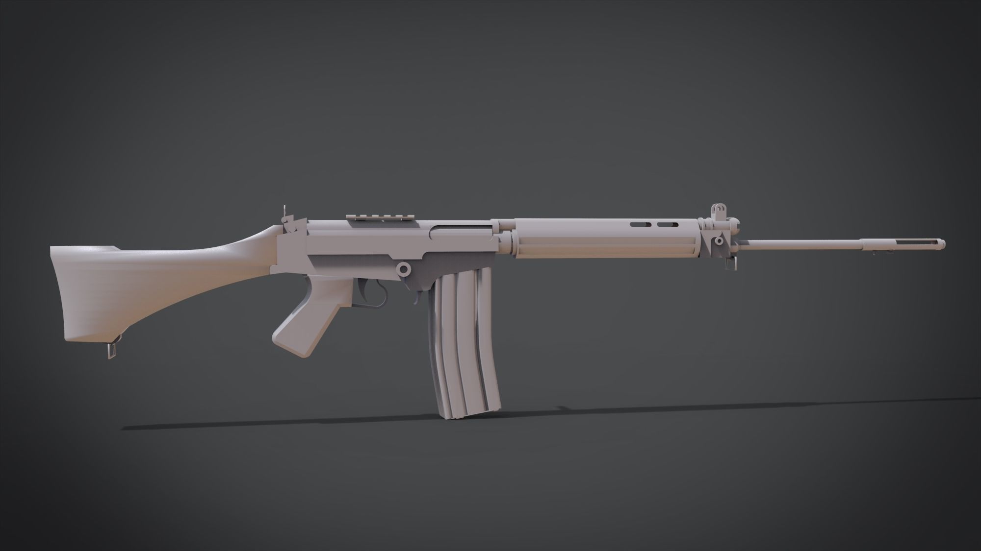 MW2 Fal 3D print model | CGTrader