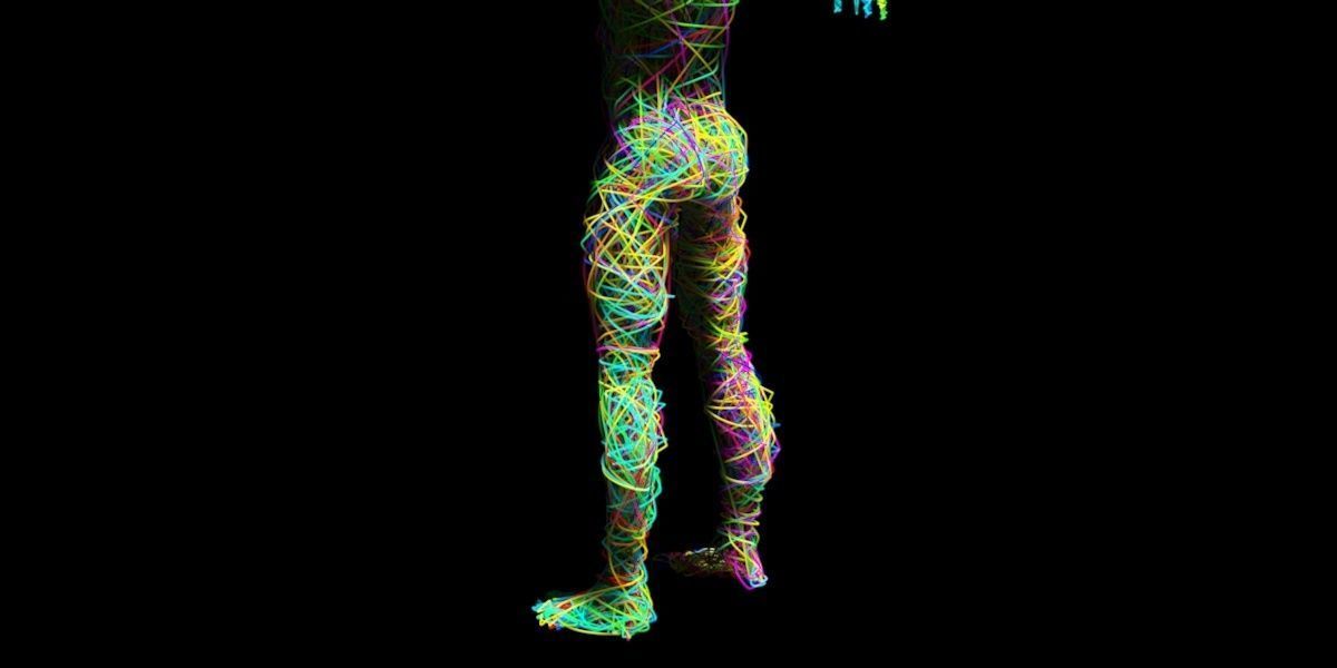 Colorful C4D Body free VR / AR / low-poly 3D model | CGTrader